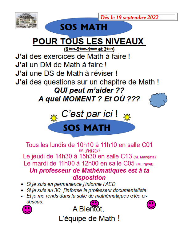 Collège Amiral Bouvet – Naviguez dans vos études et vous arriverez au ...