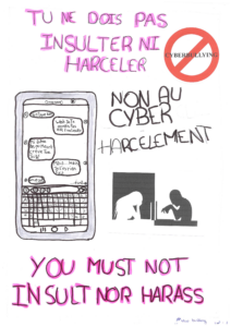 Affiches pour la lutte contre le cyber-harcèlement – par la classe de 501 – Site du Collège ...