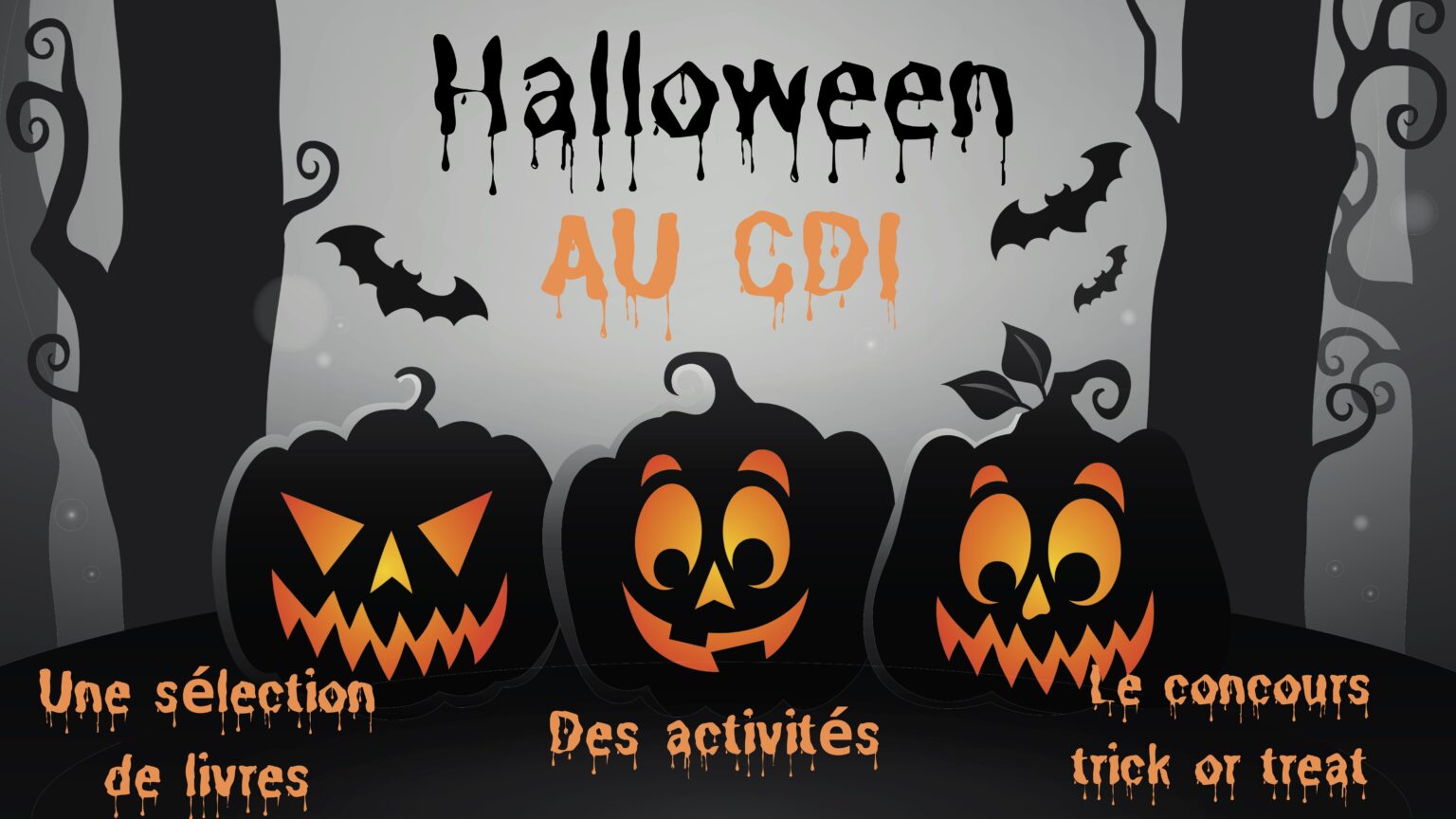 C’est Halloween au CDI ! – Collège Joseph SUACOT