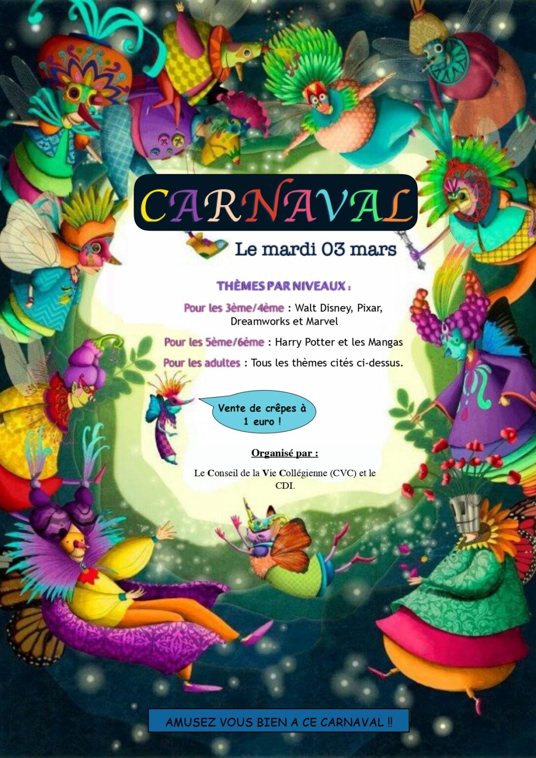 Carnaval 2020 – Collège Pointe des Châteaux