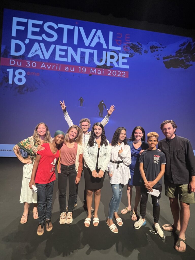 8. De gauche à droite, Sophie, Zamouanta, Marine, Emmanuel, Sarah ...