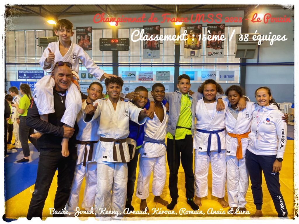 Bilan du Championnat de France UNSS de Judo 2023 – COLLEGE LES TAMARINS