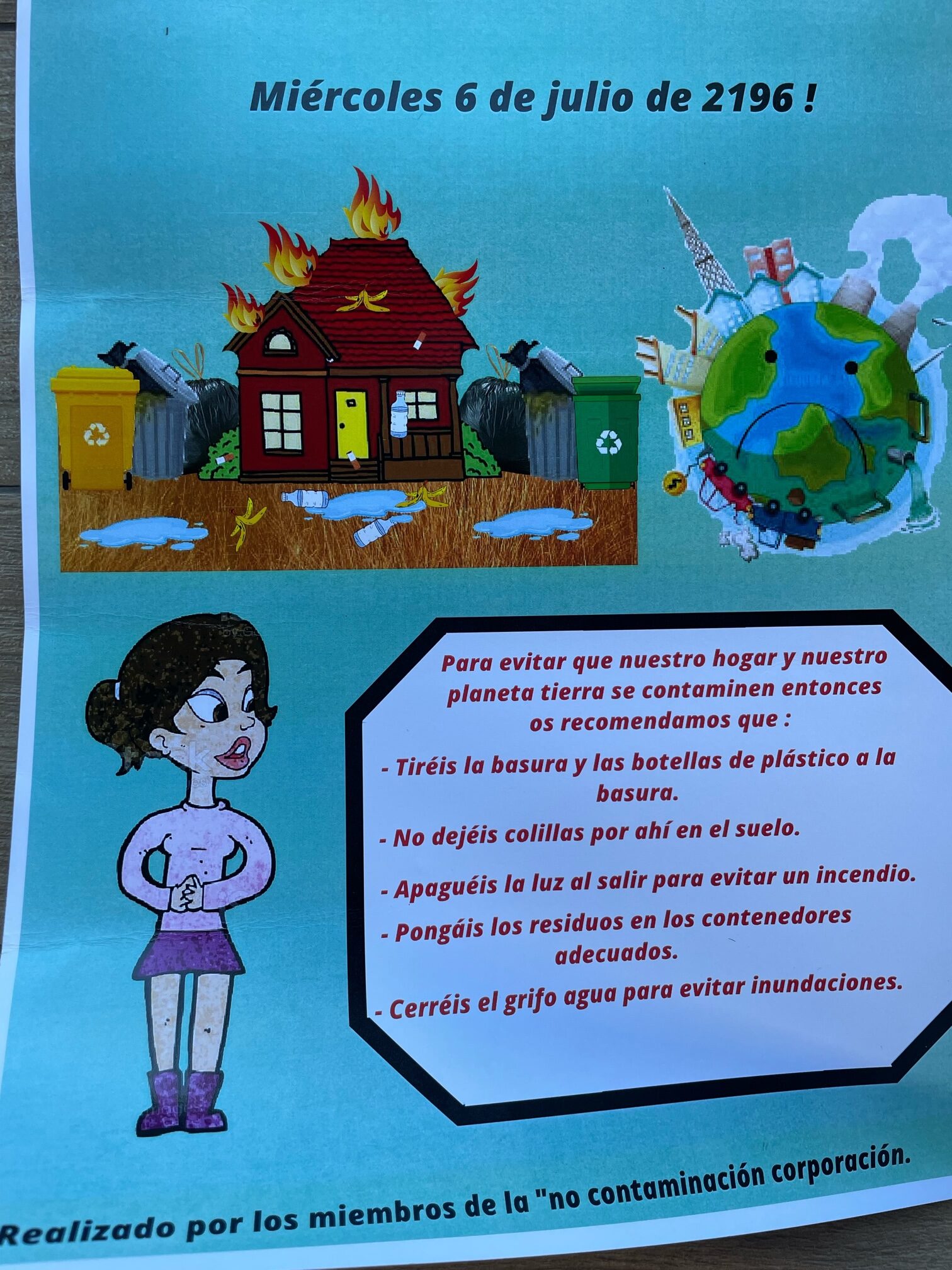 Agir pour la planète… en Espagnol | Collège TITAN