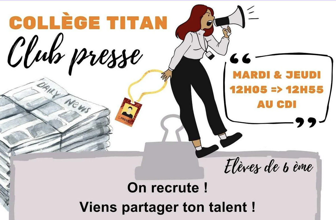 Collège TITAN – A l'ombre de Titan fleurissent les talents.