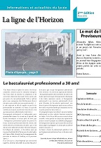 La deuxième édition de notre journal « La ligne de l’horizon » | lycee ...