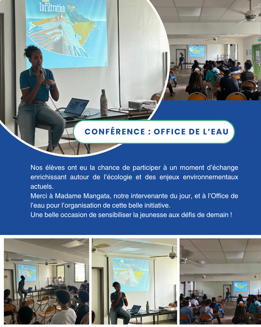 CONFERENCE : OFFICE DE L’EAU – Lycée Professionnel Amiral Lacaze