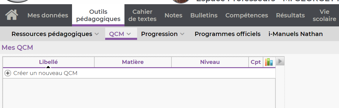 Tutoriel n°4 : Réaliser un QCM | Lycée Antoine de Saint-Exupéry