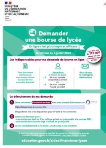 CAMPAGNE DE BOURSE 2023-2024 | Lycée Antoine de Saint-Exupéry