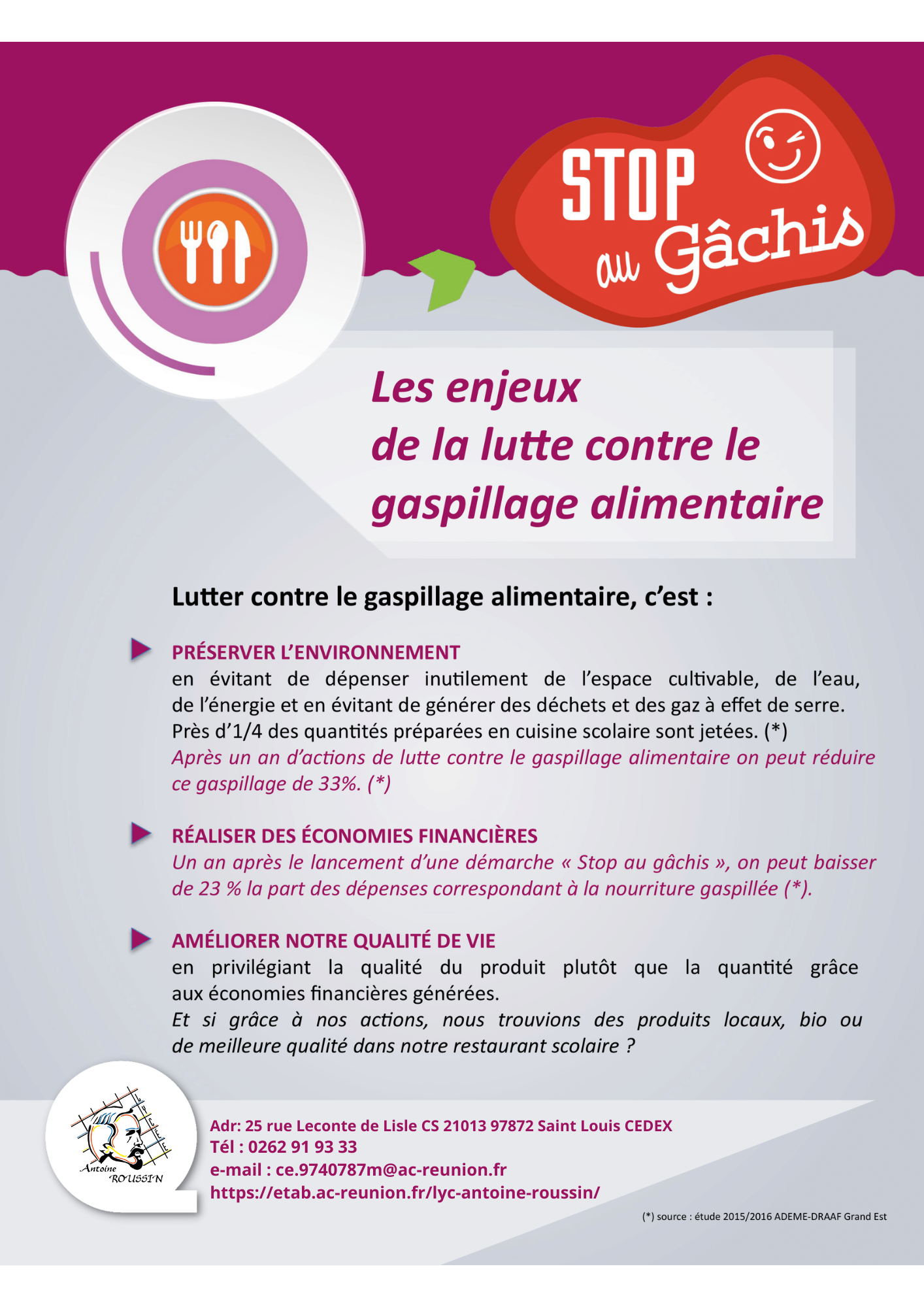 Lutte contre le gaspillage alimentaire