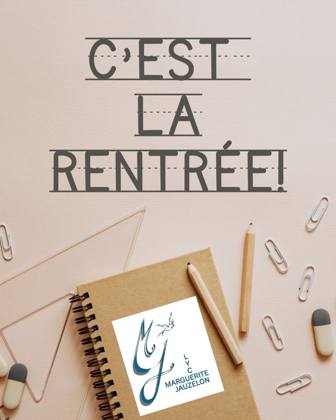 Calendrier de Rentrée 2025 des élèves et étudiants du lycée Marguerite ...