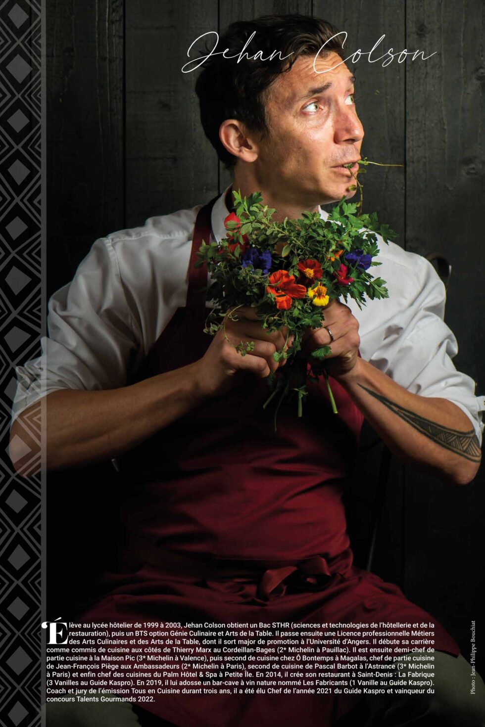 JEHAN COLSON | Lycée hôtelier Christian Antou