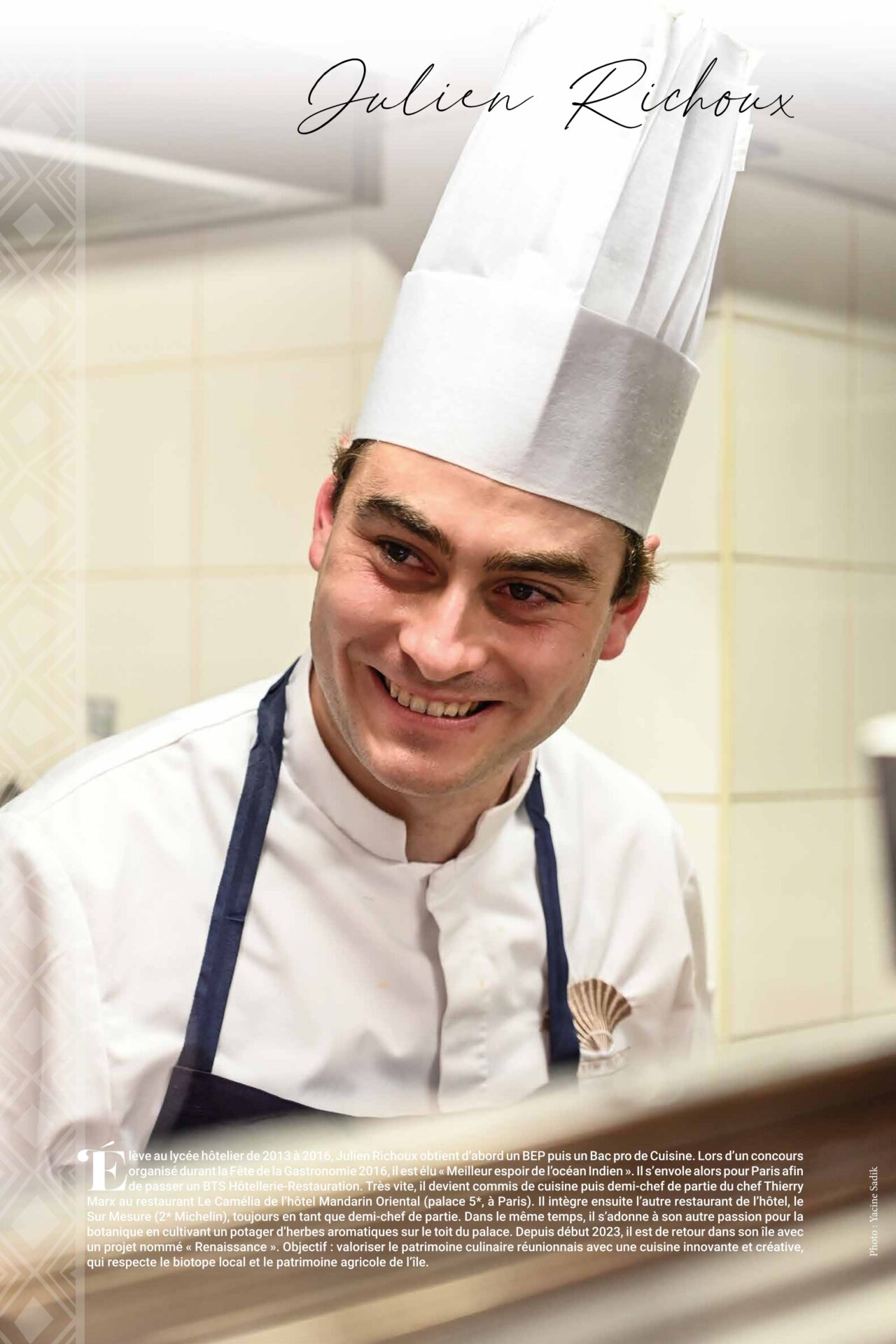 JULIEN RICHOUX | Lycée hôtelier Christian Antou