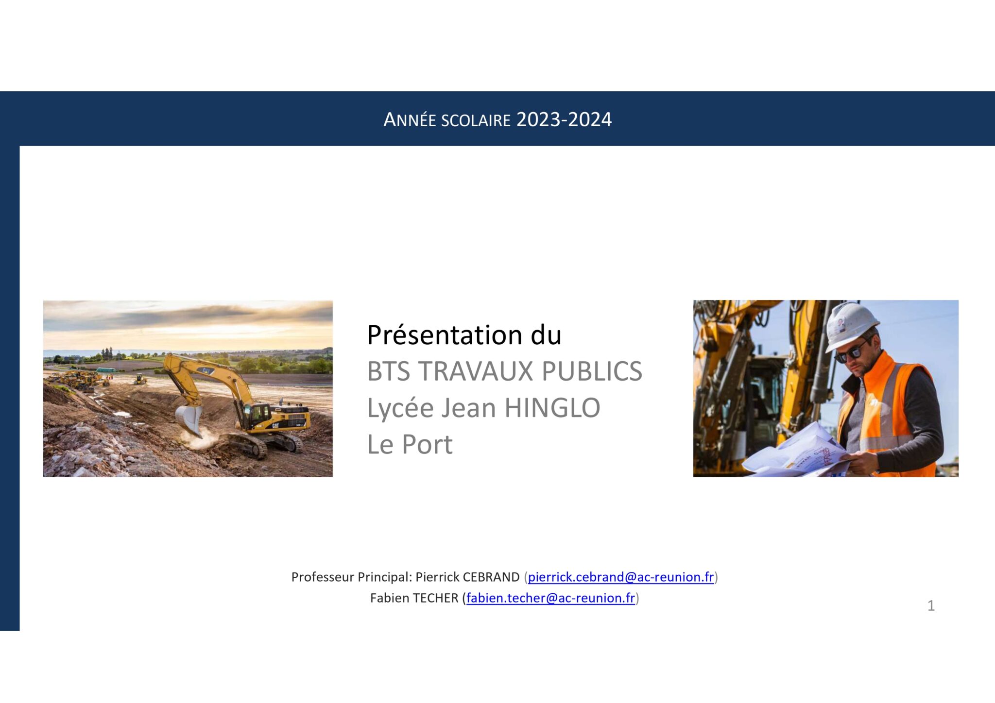 Le BTS Travaux Publics | Lycée Jean Hinglo