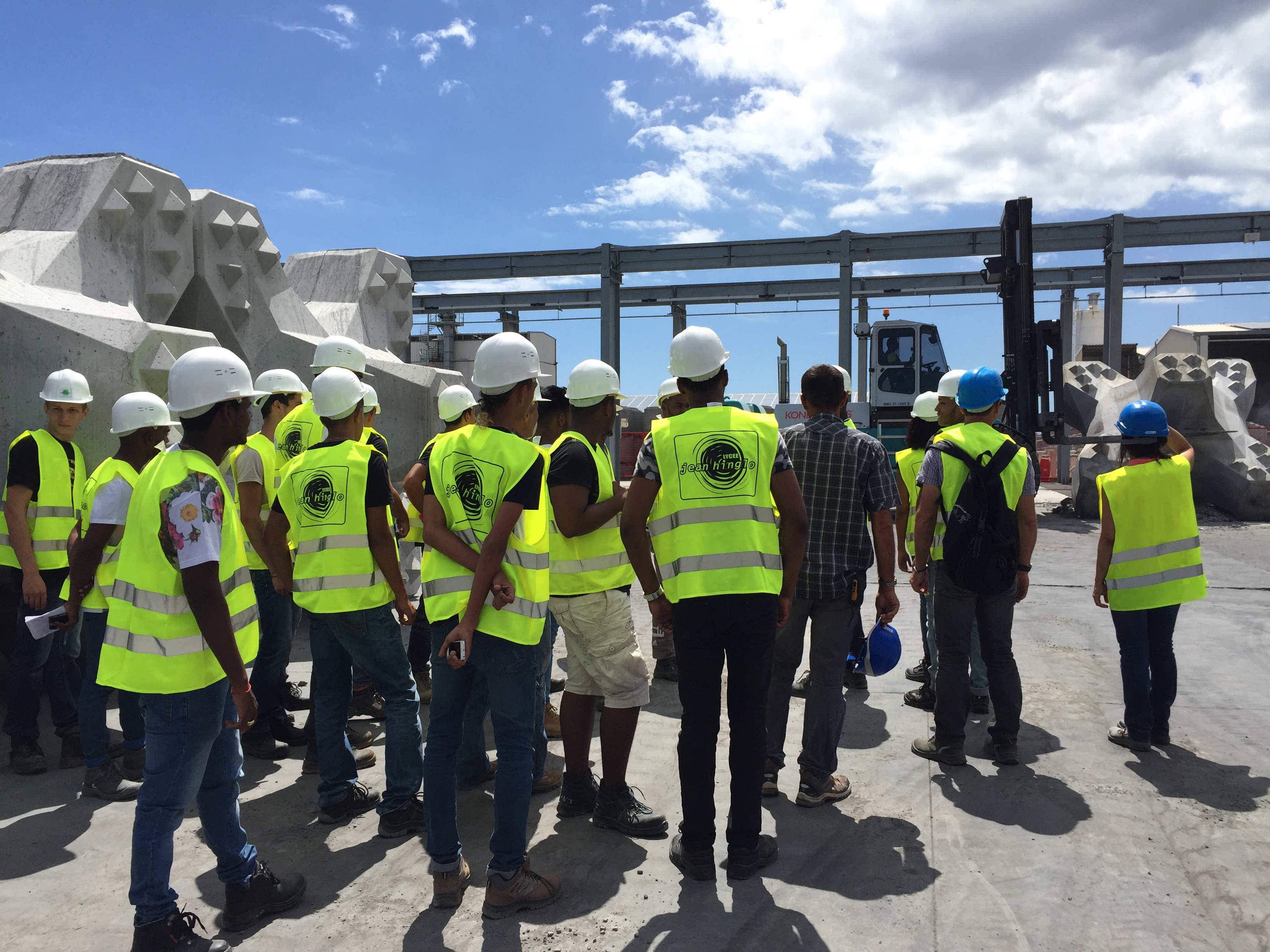 Visite chantier – 2 | Lycée Jean Hinglo