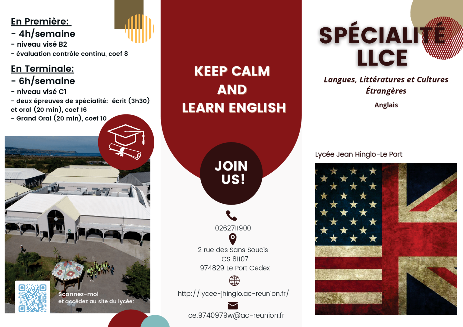 L’enseignement de spécialité LLCE Anglais | Lycée Jean Hinglo