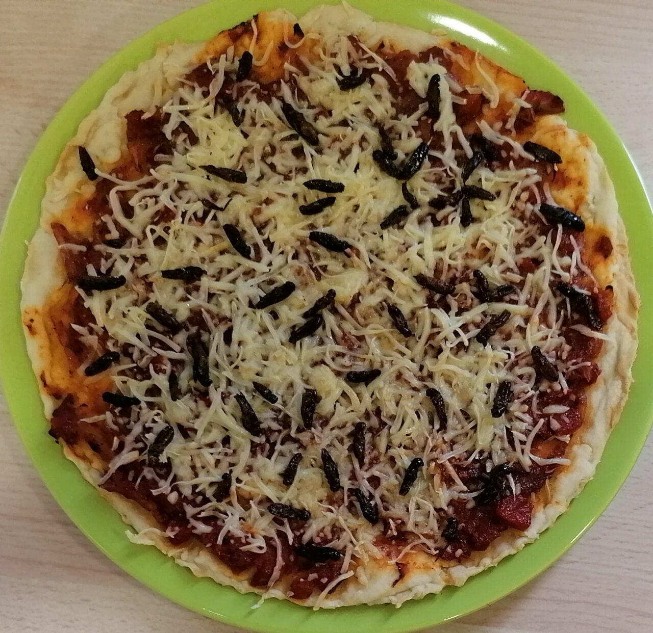 Recette pizza aux insectes | Lycée Marie CURIE de La Réunion