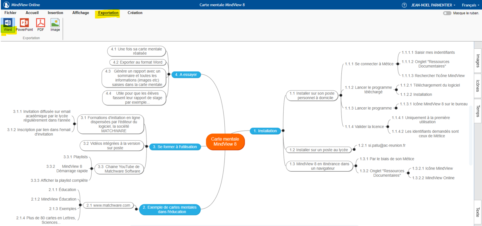 Carte mentale MindView – Lycée Patu de Rosemont 0262 92 95 27 ce ...