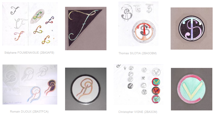 CREATION D’UN MONOGRAMME – L.P. Roches Maigres